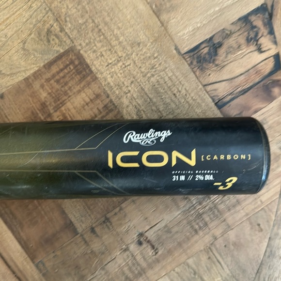 Rawlings | Other | Rawlings Icon 3 Inches 28 Ounces 3 Bbcor Baseball ...